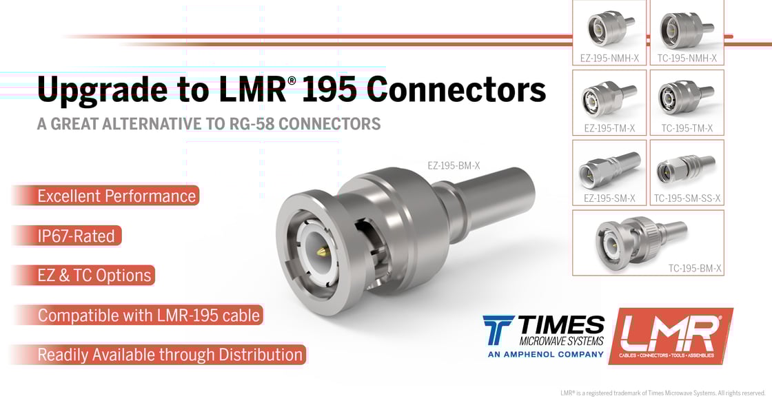 Times Microwave Systems Introduces New LMR®-195 Co